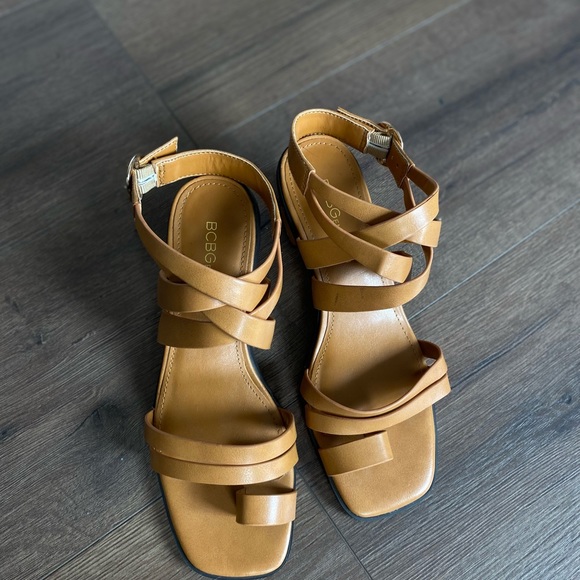 BCBG | Shoes | Brown Bcbg Sandals | Poshmark